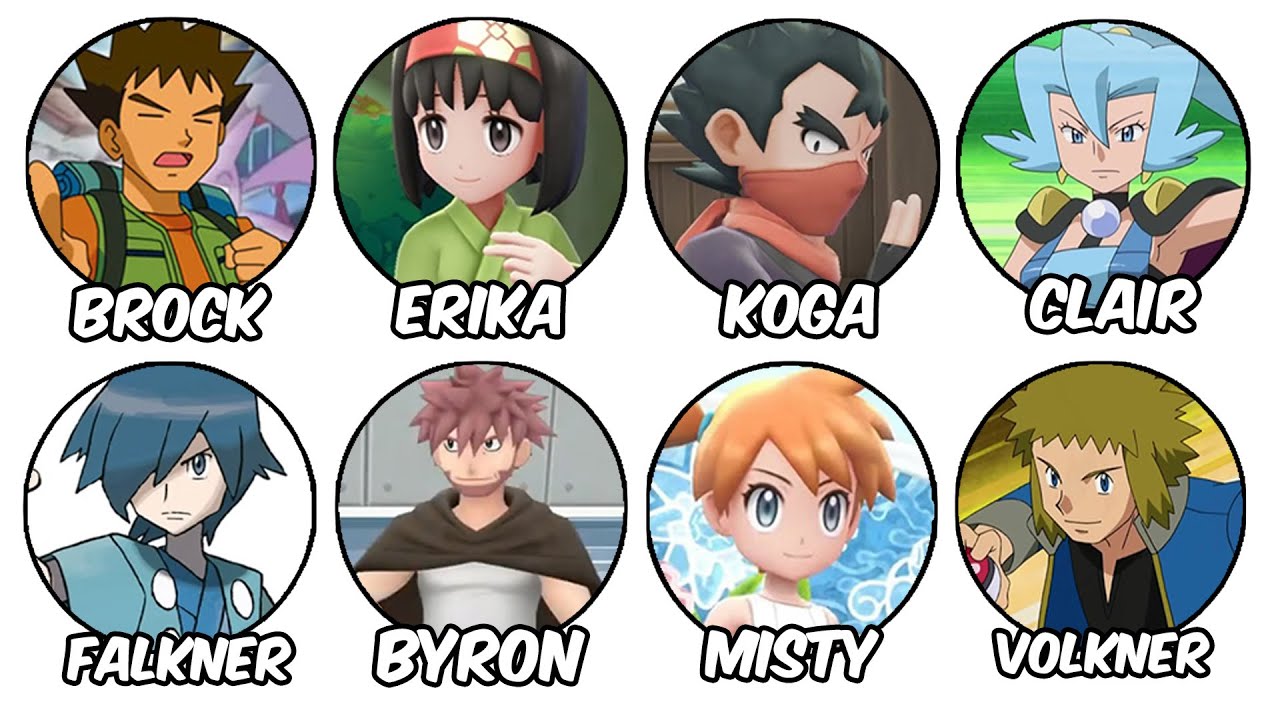 Every Pokemon Gym Leader Explained in 26 Minutes Part 1 - YouTube