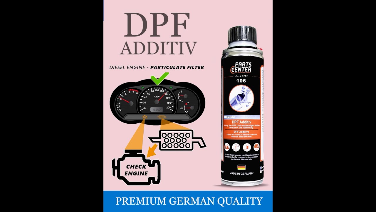 DPF Additive ( DPF dodatok ) Parts-Center - YouTube