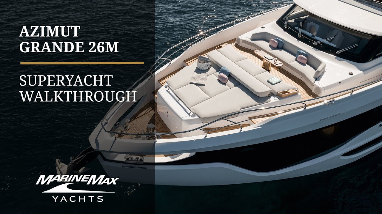 The FUTURE of Superyachts | Azimut Grande 26 Meter | FULL TOUR - YouTube