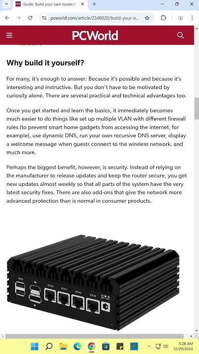 12 29 2024 HowTo Build your own Router and Firewall with OpnSense - YouTube