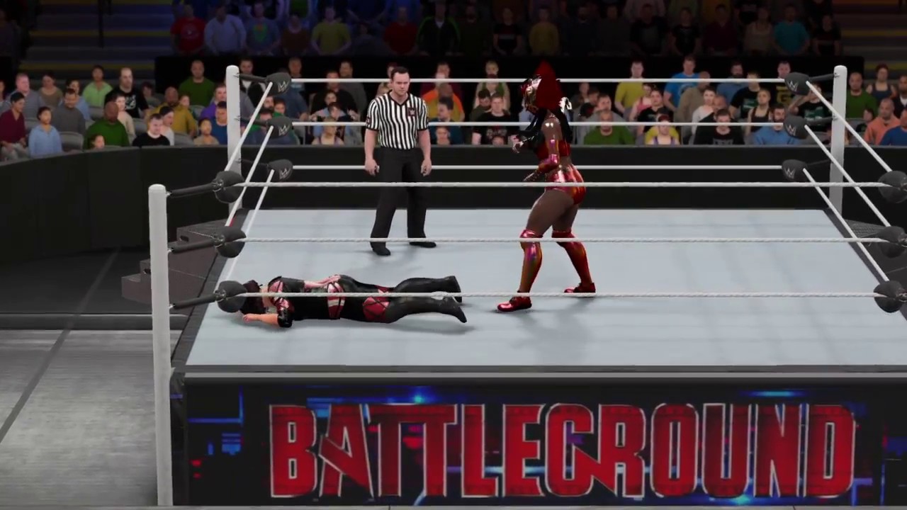 WWE 2K17 red falcon v nia jax - YouTube