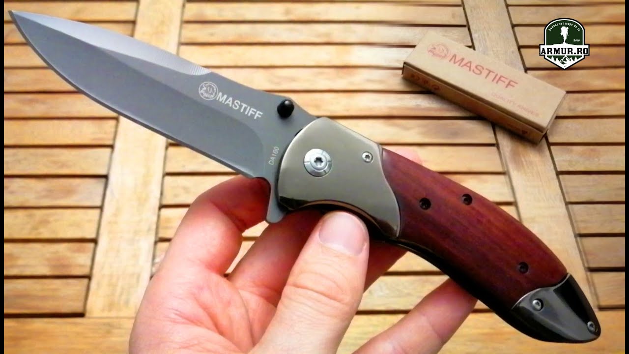 Briceag Mastiff DA160 Pocket Knife Folding Knife EDC Outdoor - YouTube