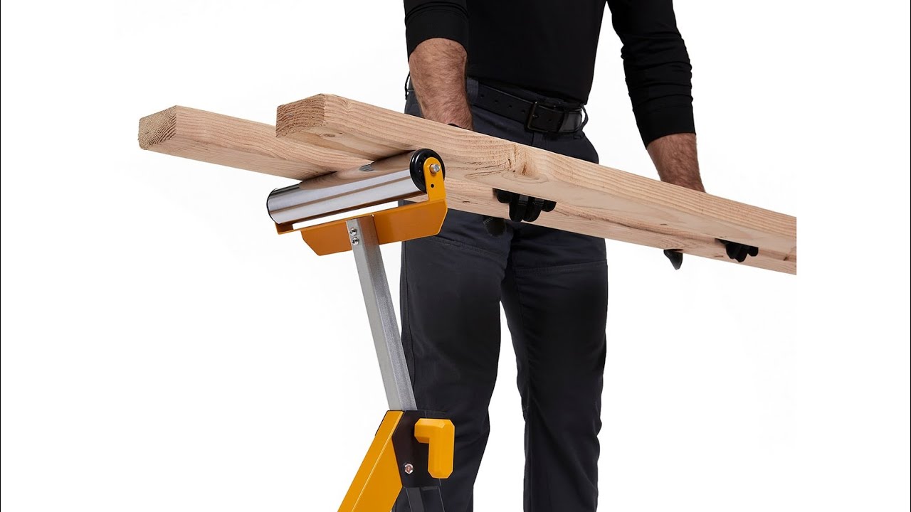 Toughbuilt S200 roller stand - YouTube