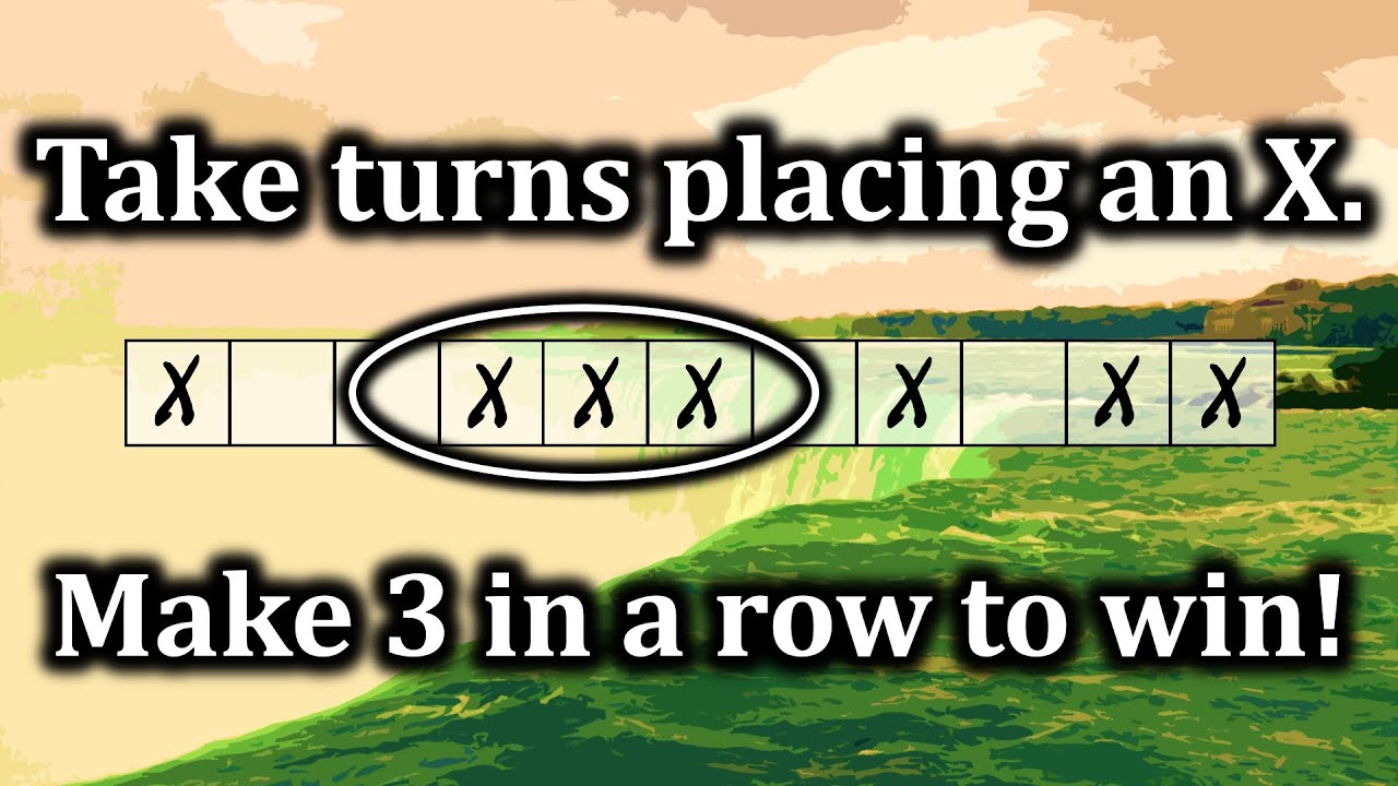 Treblecross One Dimensional Tic Tac Toe A Game Theory Puzzle YouTube Treblecross One Dimensional Tic Tac Toe A Game Theory Puzzle YouTube