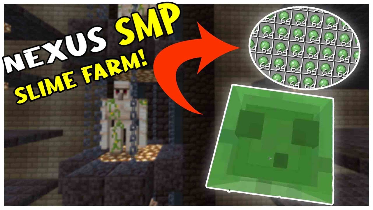How to Build a SUPER SLIME FARM | Minecraft 1.16 | Nexus SMP - YouTube