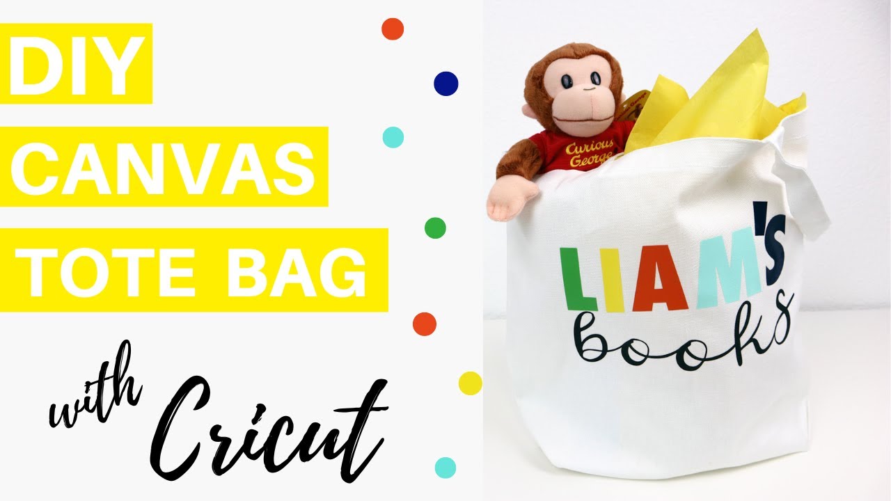 How to Make a Custom Tote Bag with Cricut - YouTube