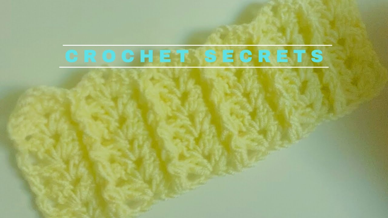 super easy Crochet stitch tutorial !! - YouTube