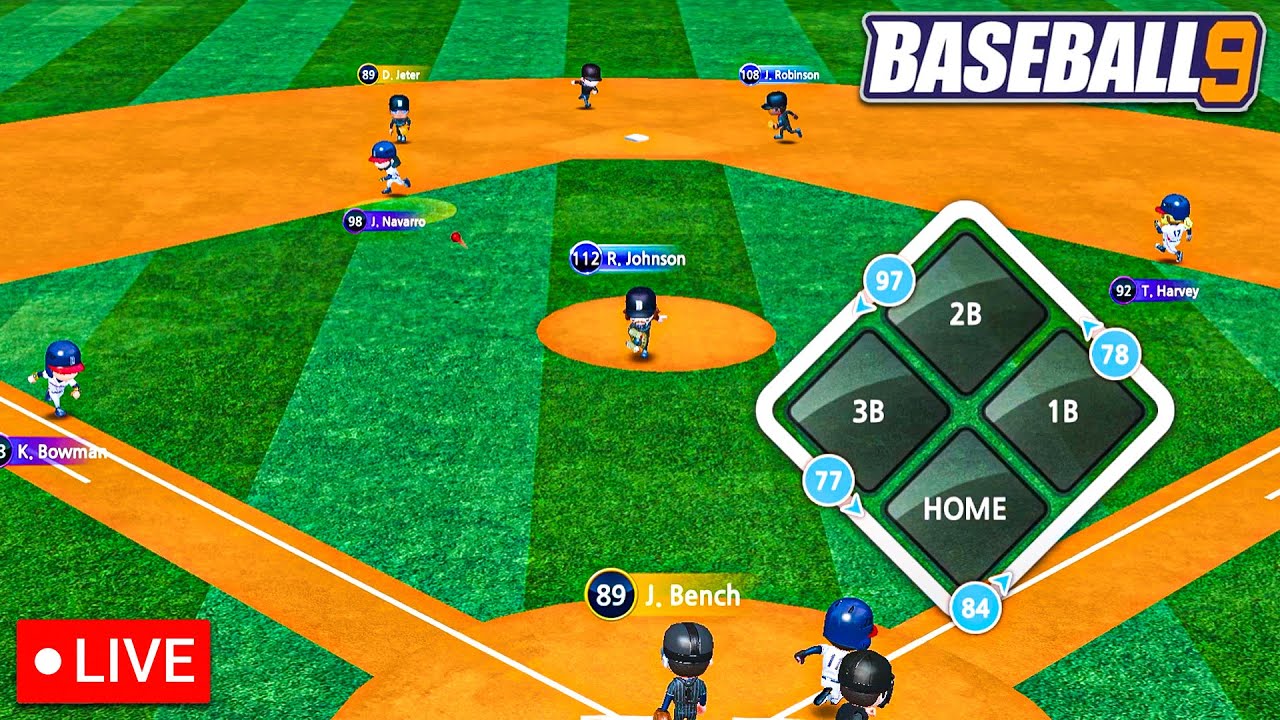 🔴LIVE | BASES LOADED CHALLENGE! - Baseball 9 - YouTube