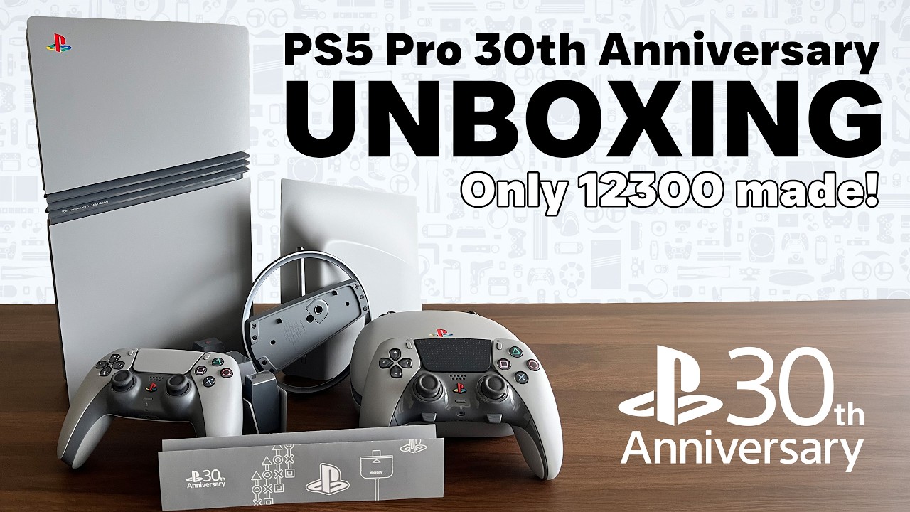 PS5 Pro 30th Anniversary Bundle UNBOXING - YouTube