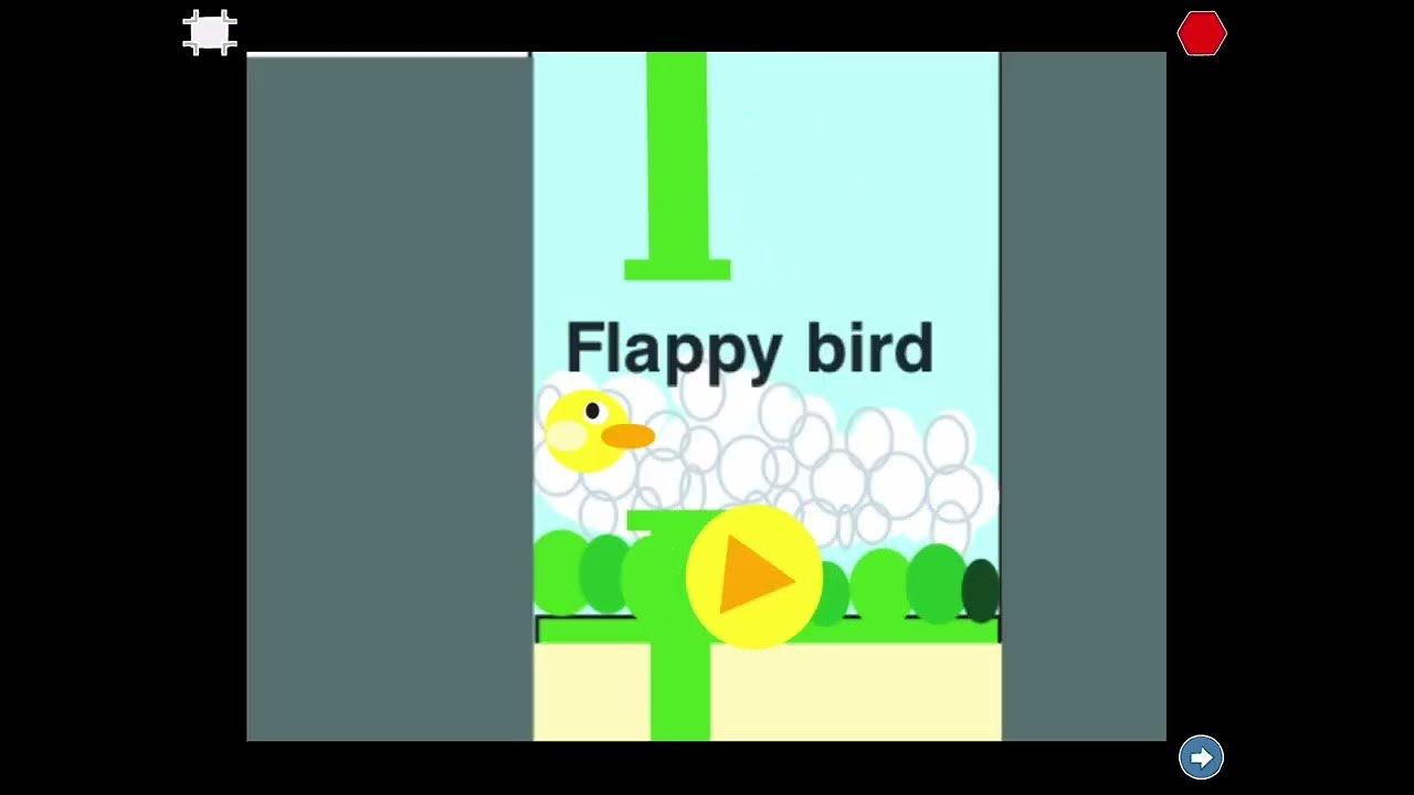 Flappy Bird in scratch jr - YouTube