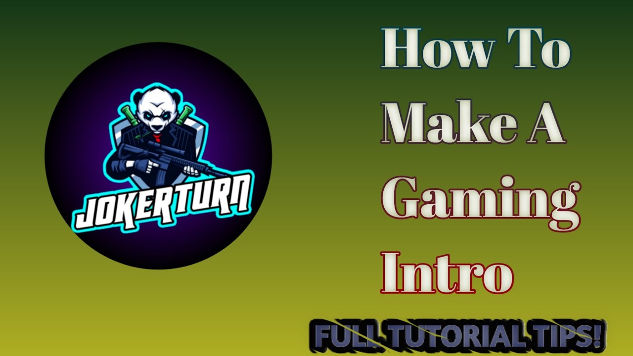 How To Make a Simple Gaming Intro (With Fire Effects)-Full Tutorial ...
