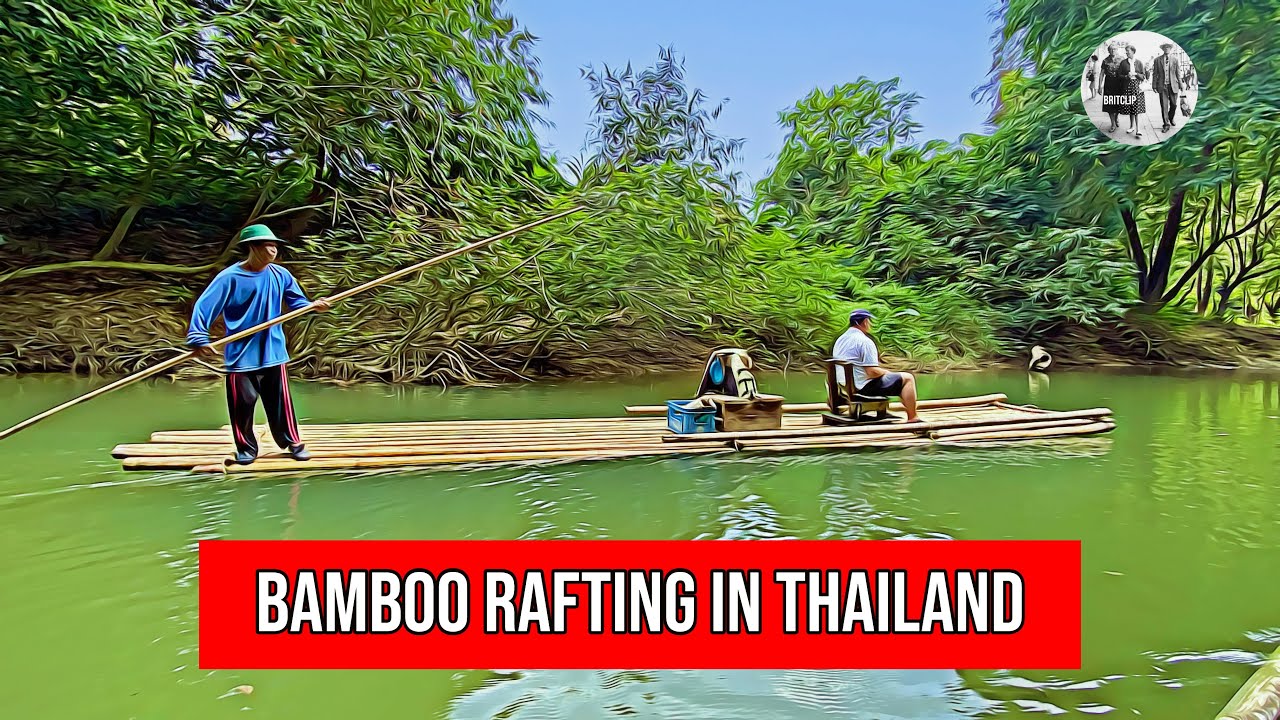 Sok River Bamboo Rafting in Thailand - YouTube