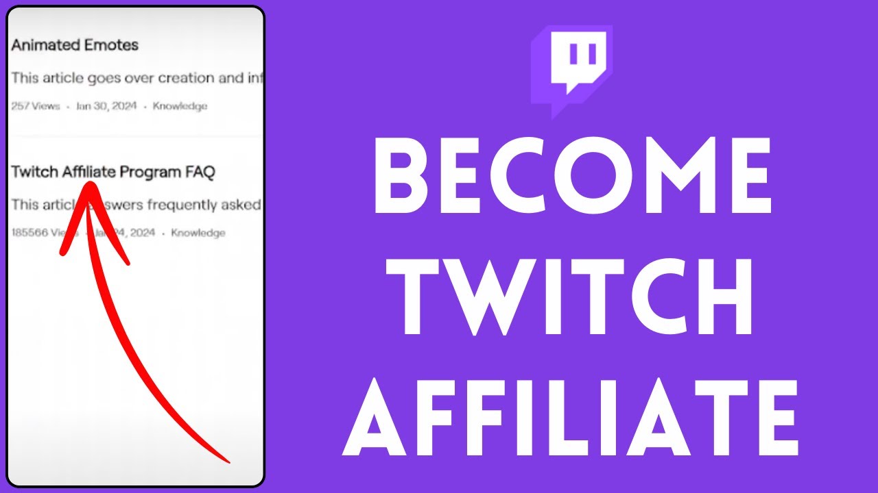 How To Become Twitch Affiliate (2024) | Get Affiliate On Twitch (Step ...
