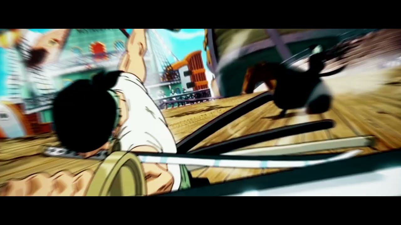 zoro vs mihawk (4K) - YouTube