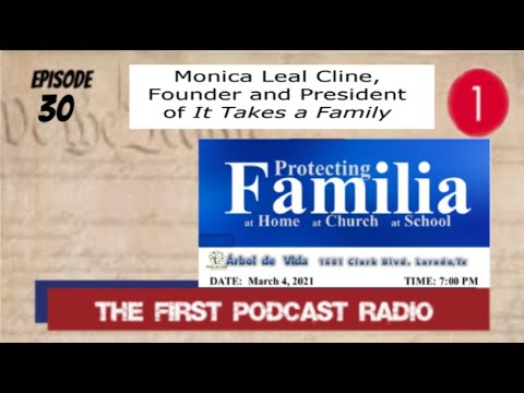 THE FIRST PODCAST RADIO EP 30 Monica Cline, of It Takes a Family, talks ...