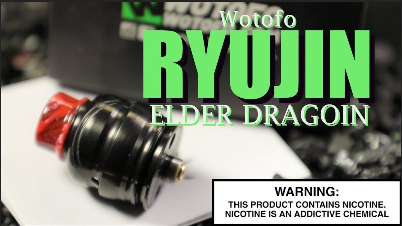 Wotofo RYUJIN Elder Dragon BF RDA ~Vape RDA Review~ - YouTube