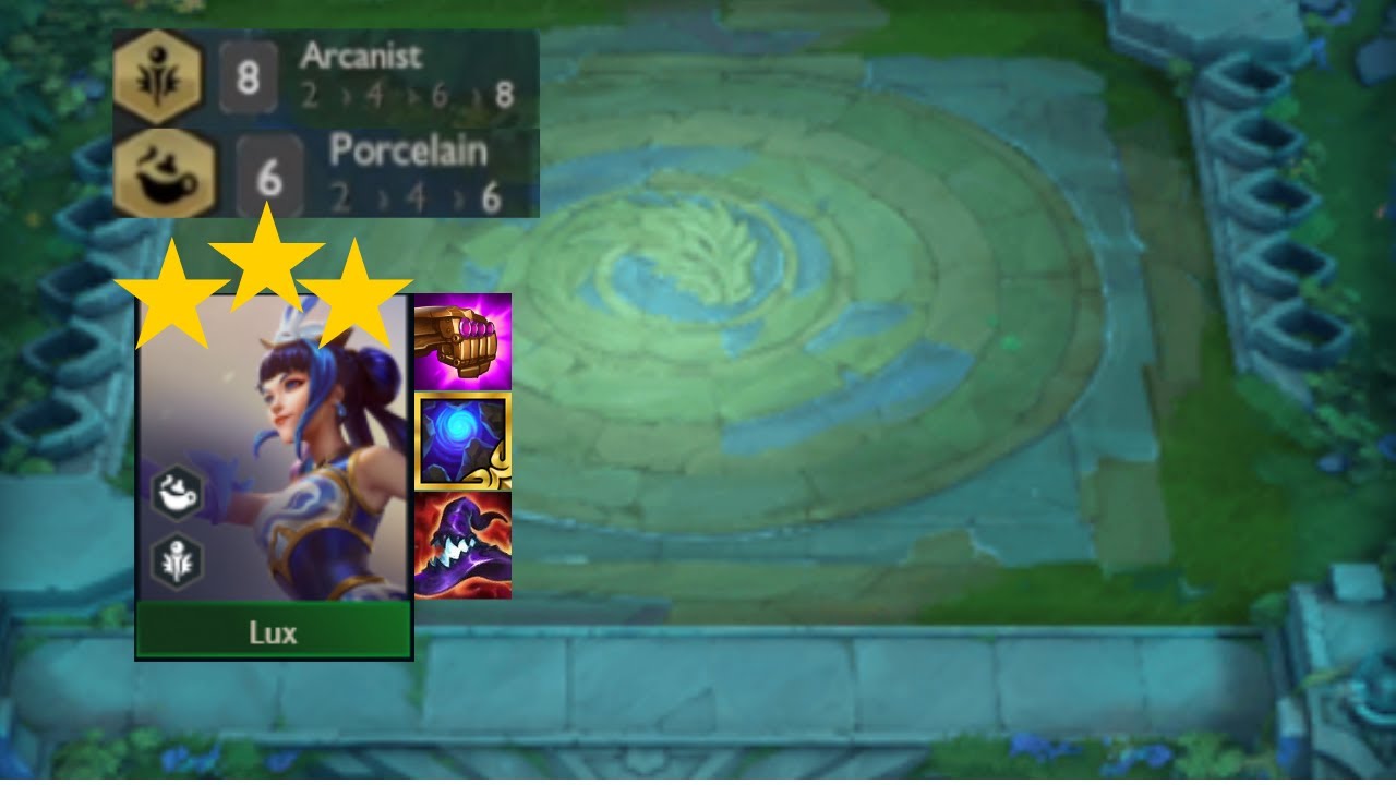 Lux ⭐⭐⭐Deletes The Competiton With 8 Arcanist and 6 Porcelain! TFT ...
