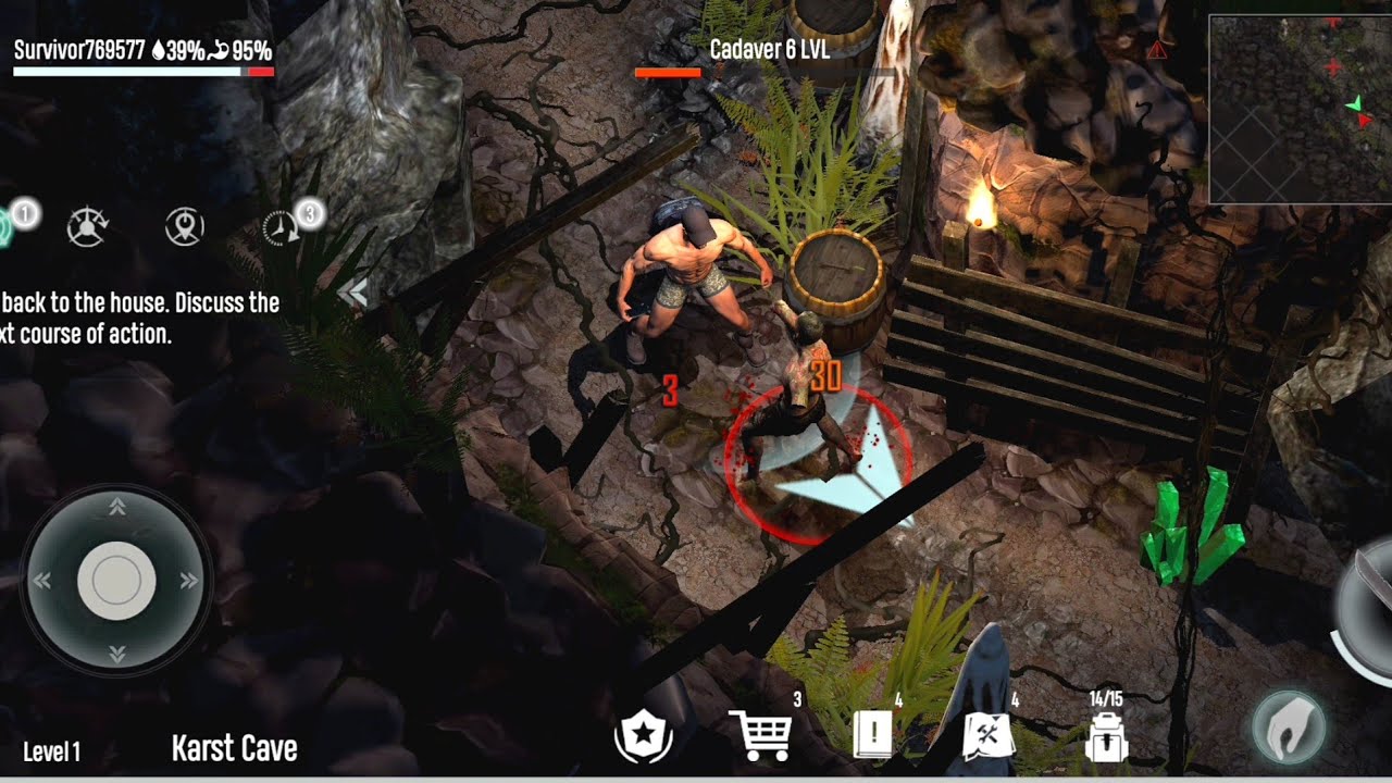 [Dead God Land : Zombie Games 3D] - Exploring Cave Full Of Dangers ...