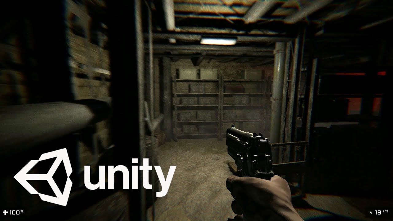 Unity: Indoor Test #6 - Flickering Lights + Particle Effects + 3D Audio ...