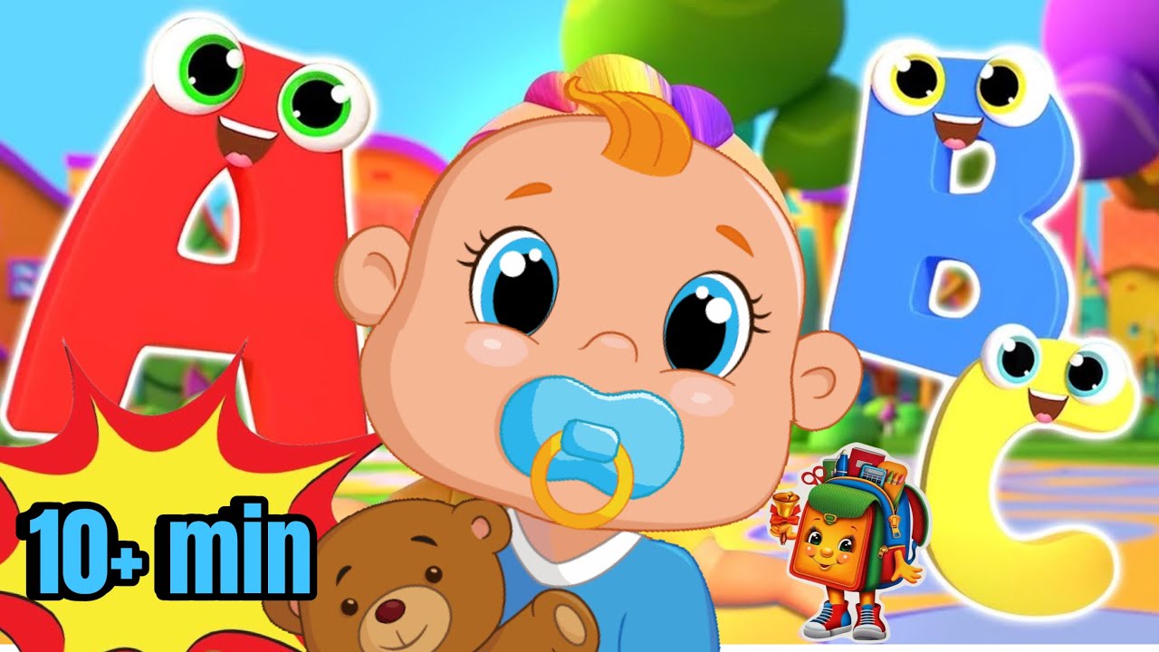 Funniest ABC song | Nursery Rhymes | Alphabet Phonics Song for toddlers ...
