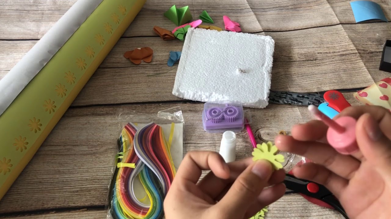 |Paper Flower Making| |Chap 1| How to make beautiful Flower with Paper ...