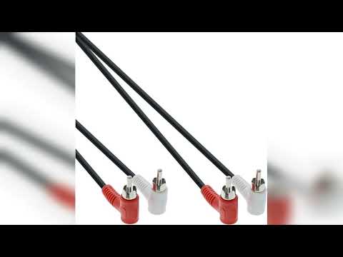 Rezension: InLine Cinch Kabel, 2x Cinch St/St gewinkelt, 1,2m