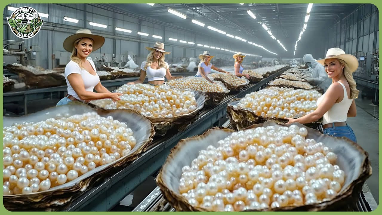 How Pearls Are Made - Fascinating Pearl Oysters Farming & Processing ...