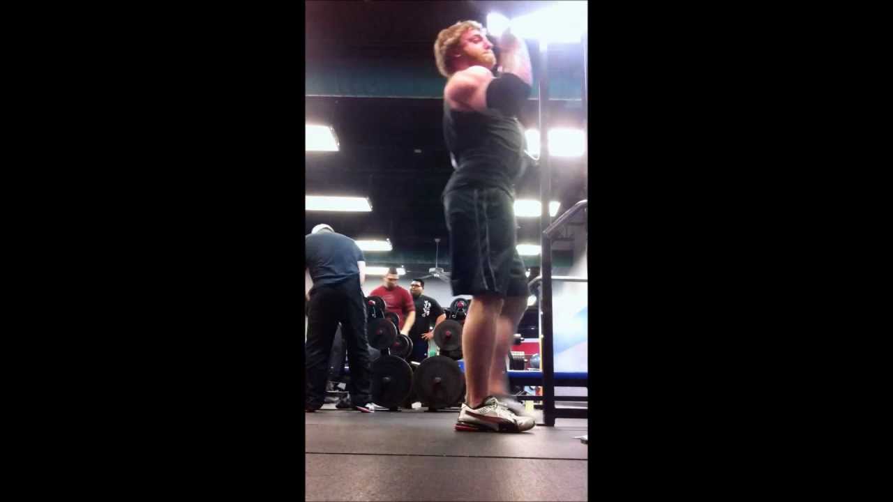 275 lb Overhead Press @ 200 lbs - YouTube