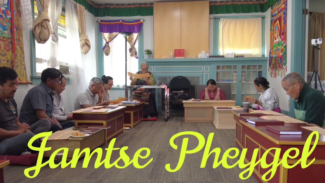 Saka Dawa Tsepa ( 21 ) Prayers at Jamtse Pheygal Community Hall ...