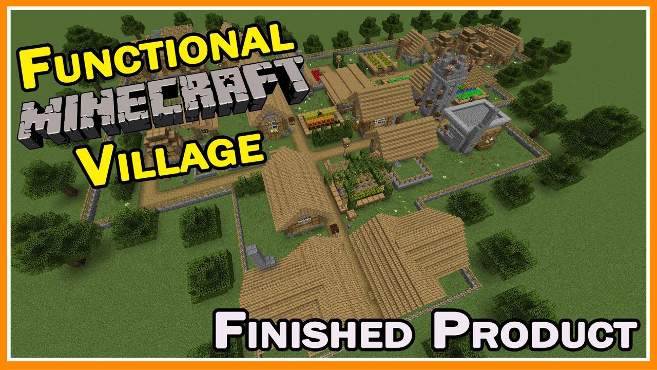 How To :: Functional Minecraft Village :: Finished Product :: Z One N ...