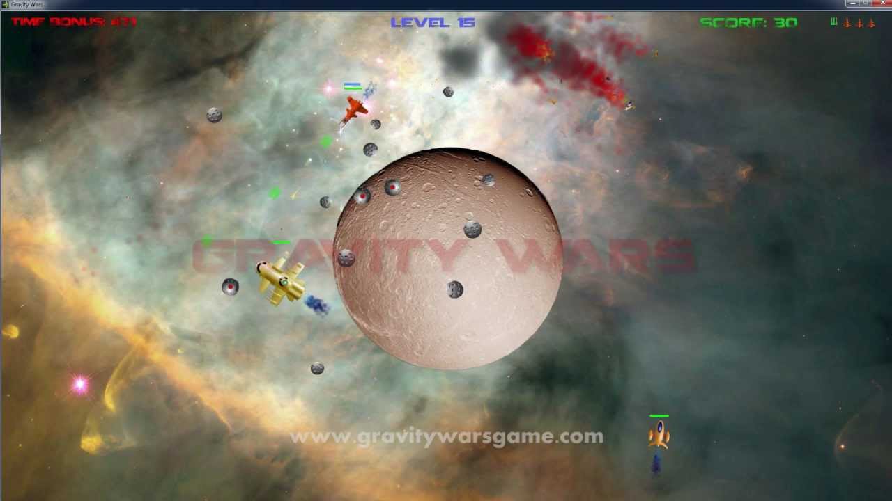 Gravity Wars - awesome retro space shooter made in XNA - YouTube