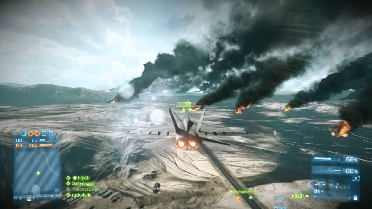 Battlefield 3 - Operation Firestorm Jet Gameplay - YouTube