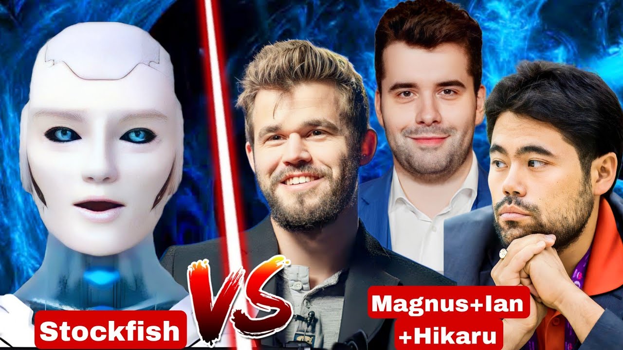 Magnus, Hikaru and Ian Together Played Against Stockfish But Can they ...