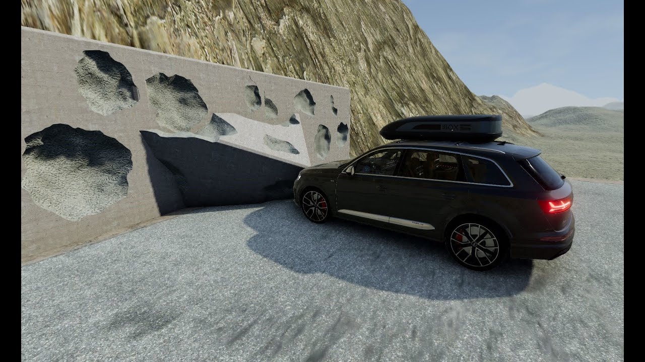 BEAMNG DRİVE Hitting The Wall - YouTube