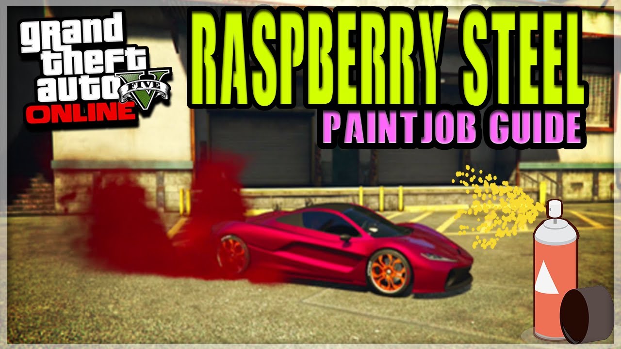GTA 5 Online: *VERY RARE* "Raspberry Steel" PaintJob Guide (GTA 5 ...