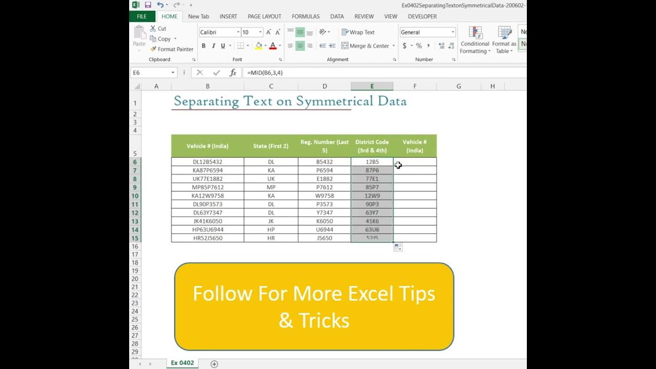 "Excel Tutorial: LEFT, RIGHT & MID Functions Explained!" @learnwithlokeshlalwani - YouTube
