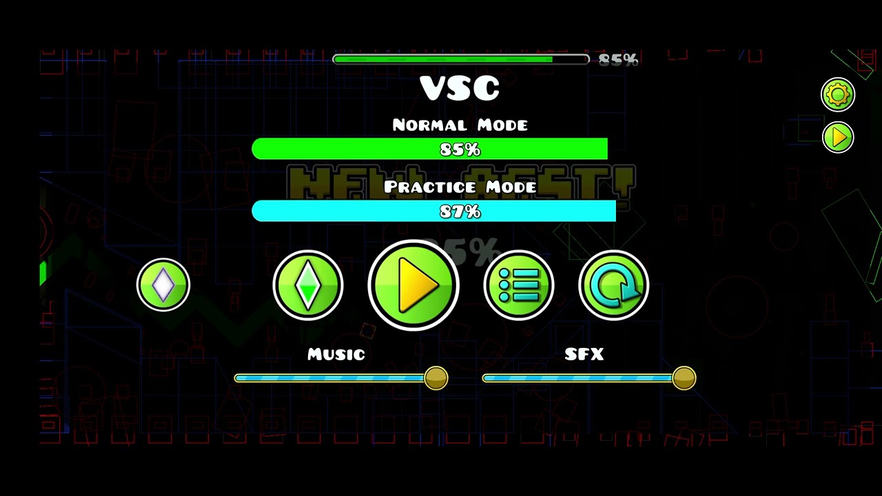 VSC Progress 1# The most difficult challenge in geometry dash - YouTube