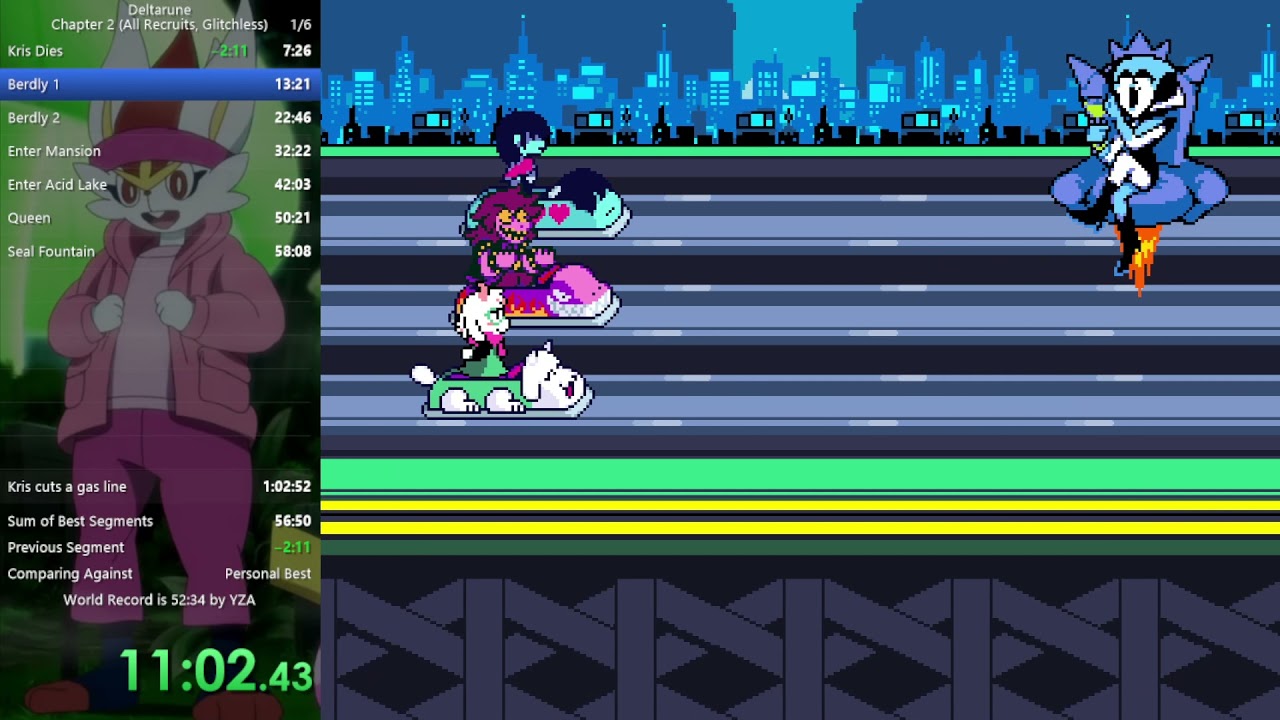 Deltarune Chapter 2 All Recruits Glitchless 56:58 - YouTube