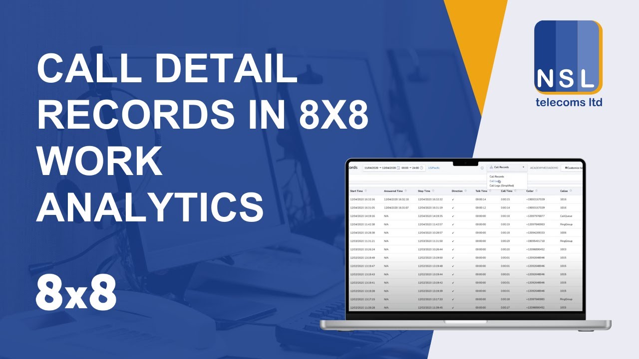 Call reports by DDI in 8x8 Work Analytics - YouTube