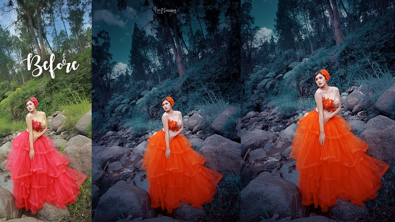 Photoshop Dramatic Dark Color Effect | Cinematic Moody Tone - YouTube