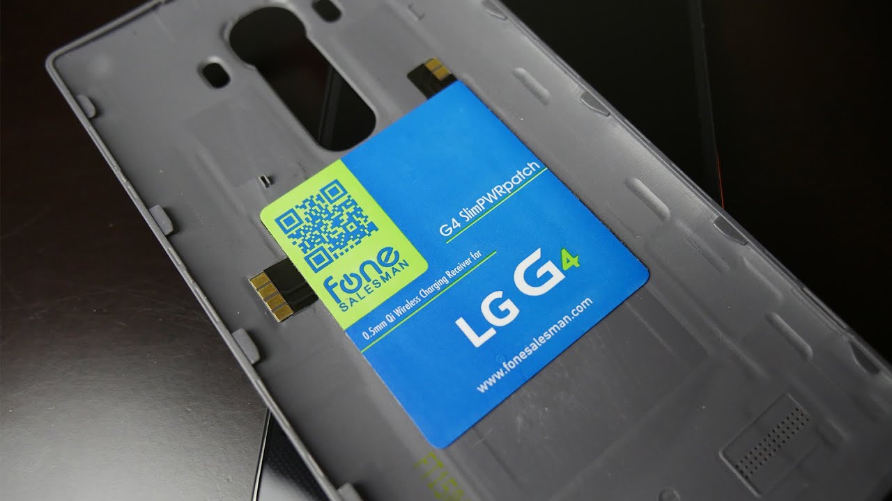 Add Wireless Charging to your LG G4 with SlimPWRPatch - YouTube