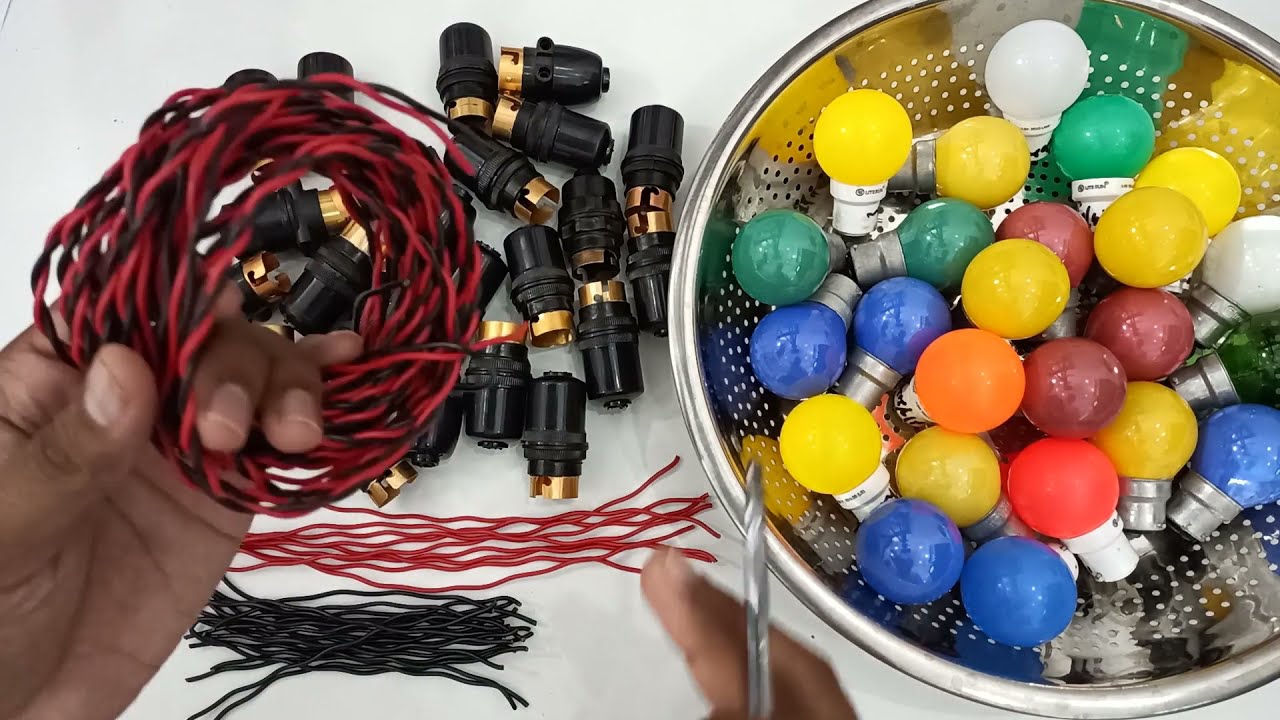 How To Make Diwali Special Decoration Light At Home | Decoration Light ...