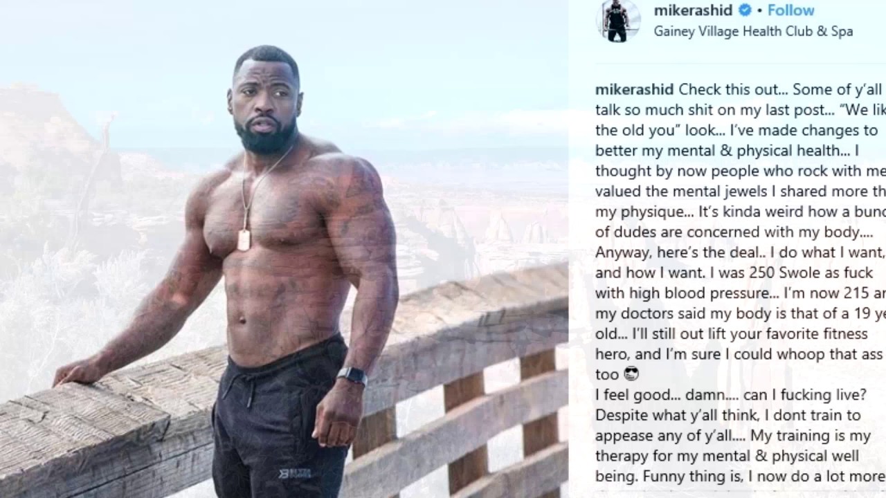 Mike Rashid Has Lost 35 Lbs Of Muscle Since The Iron Addicts Miami ...