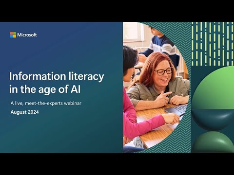 Information Literacy in the Age of AI Webinar | Meet the Experts - YouTube