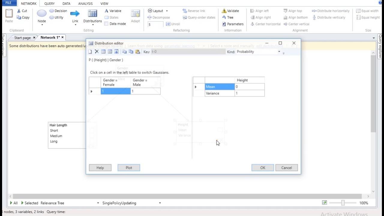 Bayesian network tutorial 1 - A simple model - YouTube