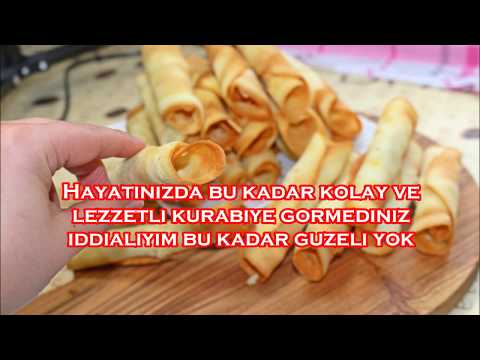 Hayatinizda bu kadar lezzetli ve kolay kurabiye gormediniz !!!