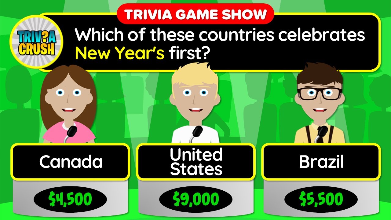 😃👉 GENERAL KNOWLEDGE QUIZ! - 50 Trivia Questions in a Unique Game Show ...
