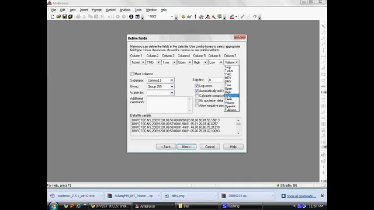 NSE - IEOD Setup - Amibroker Database - YouTube