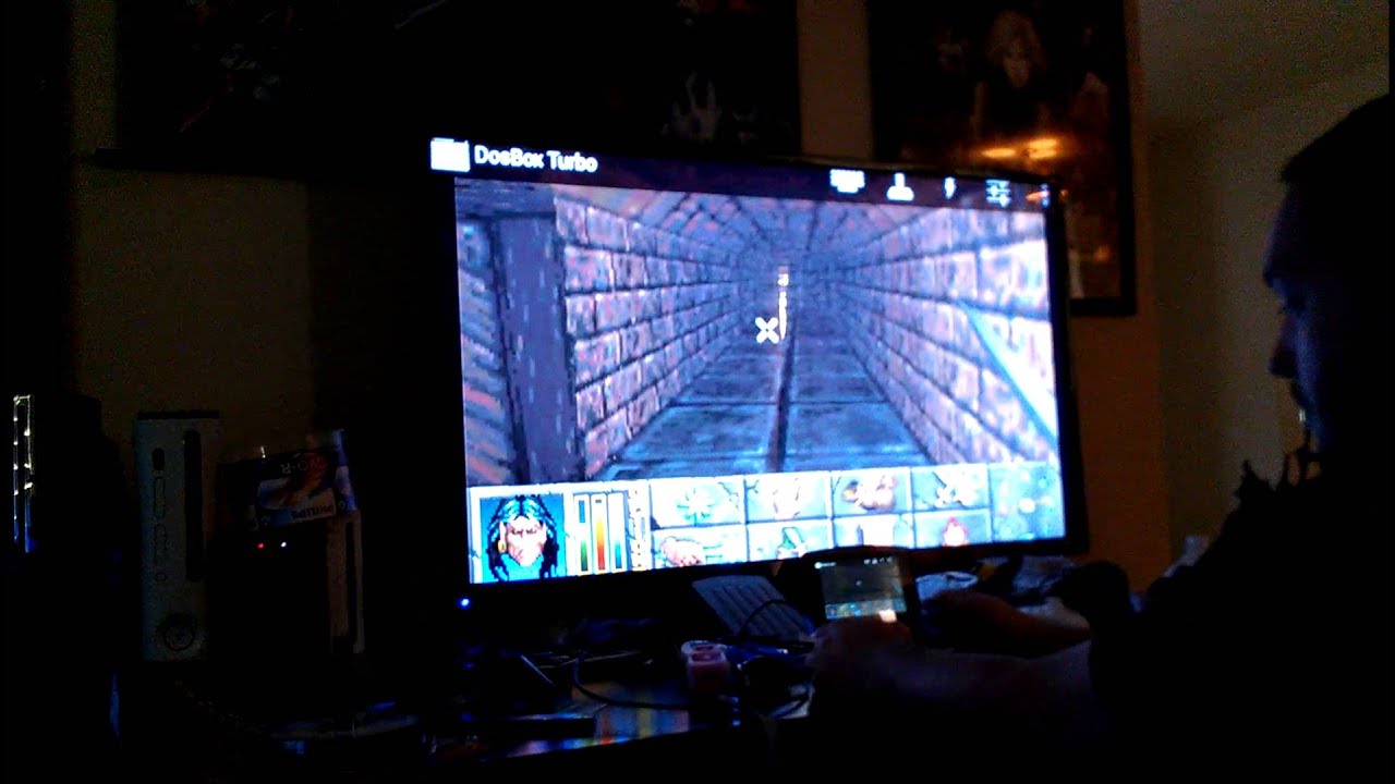 Daggerfall running on Nvida Shield with DosBox Turbo - YouTube