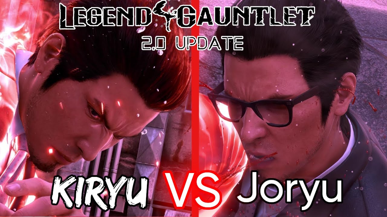 Legend Gauntlet 2.0 - 𝗞𝗜𝗥𝗬𝗨 𝗩𝗦 𝗝𝗢𝗥𝗬𝗨 [Lost Judgment Mod] - YouTube